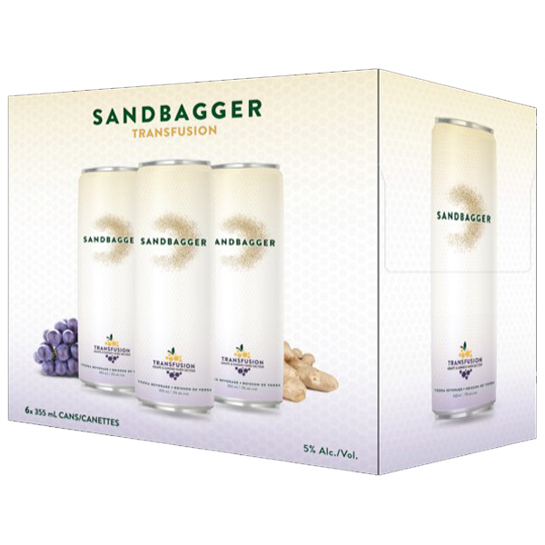 MyNSLC | Sandbagger Transfusion Grape and Ginger Hard Seltzer