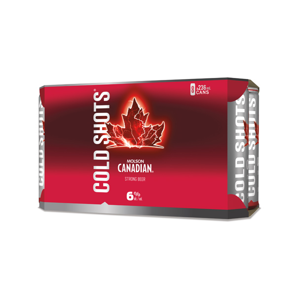 MyNSLC | Molson Canadian Cold Shots 8 Can Pack