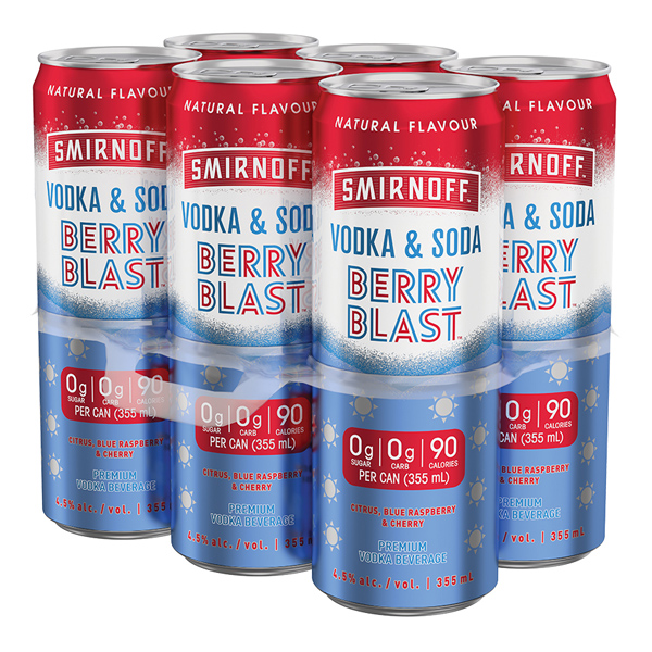 MyNSLC | Smirnoff Vodka & Soda Berry Blast