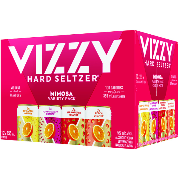 MyNSLC | Vizzy Hard Seltzer Mimosa Variety Pack