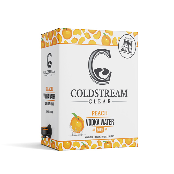 MyNSLC | Coldstream Peach Vodka Water Bag In Box