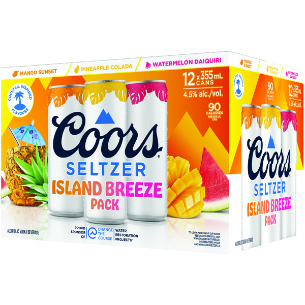 MyNSLC | Coors Seltzer Island Breeze Variety Pack