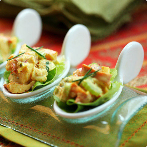 MyNSLC | Curried lobster spoons