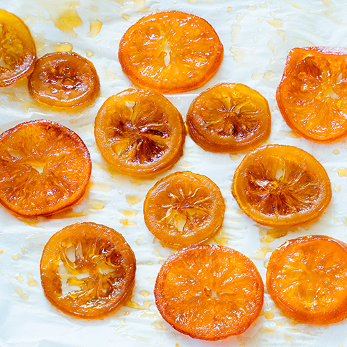 MyNSLC | Candied clementine and lemon slices make a fun dessert recipe